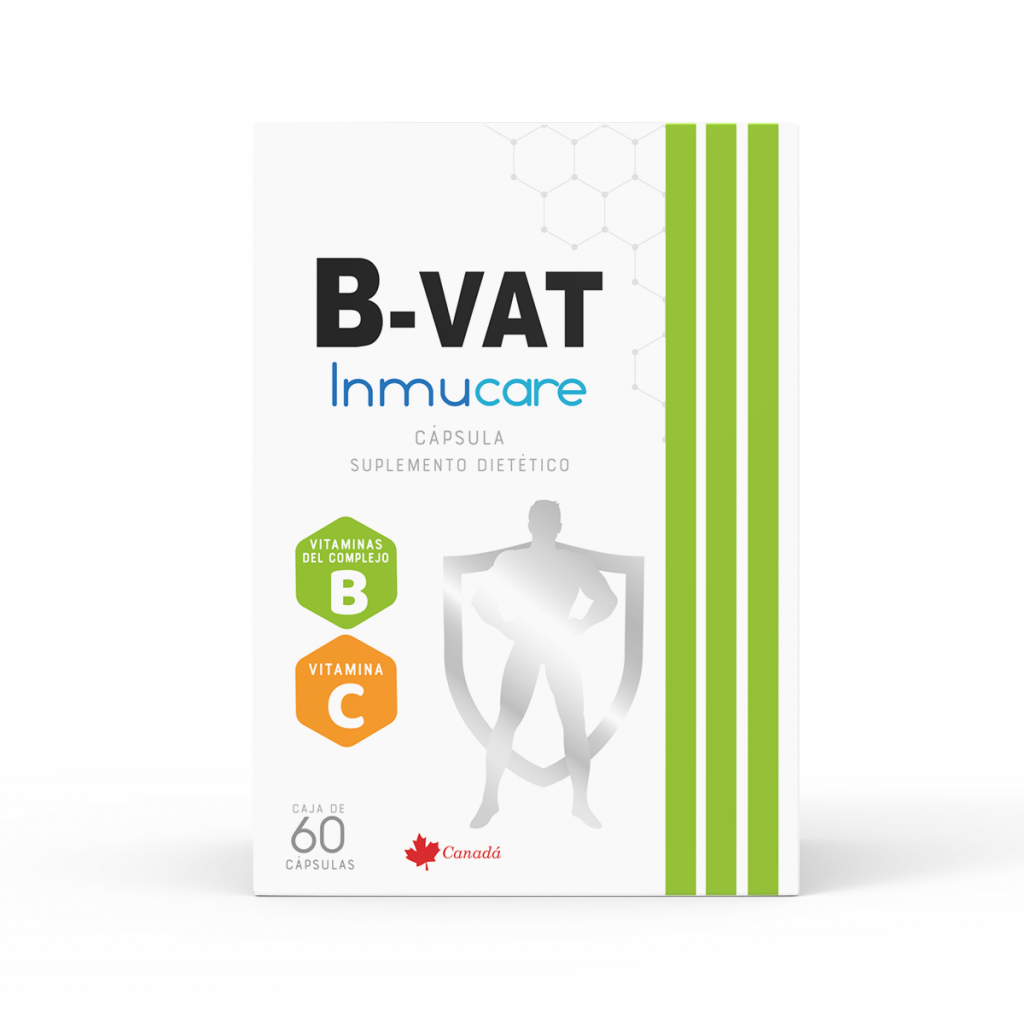 B-VAT Inmucare | Complejo B + Vitamina C | Boticuy